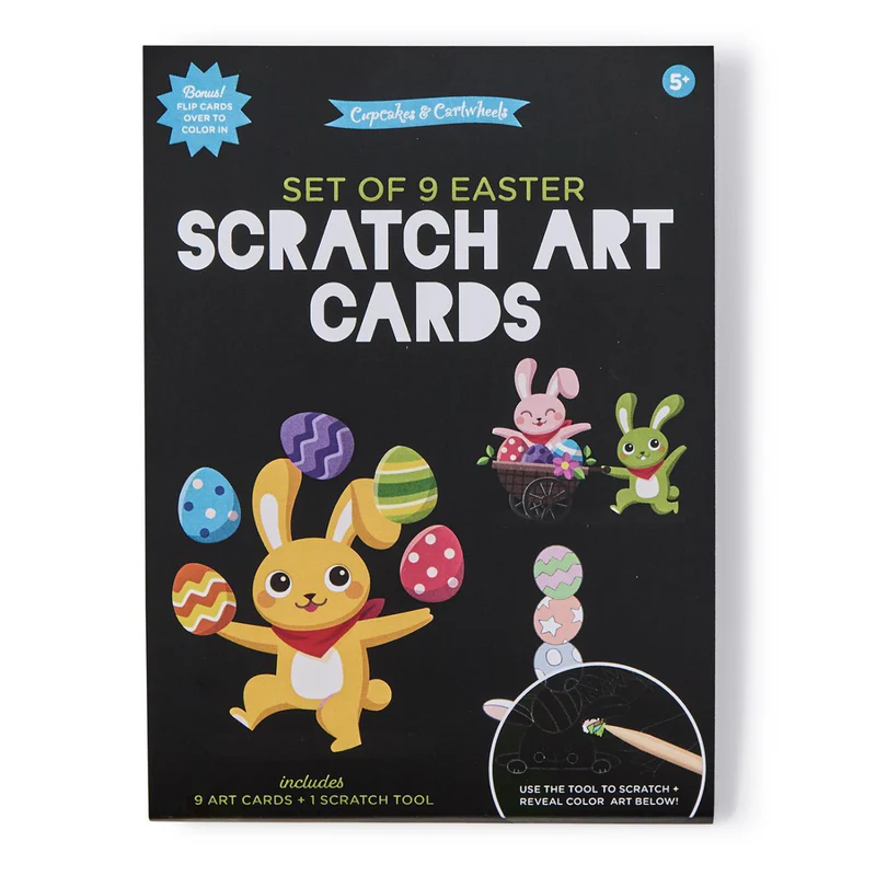 Easter Scratch Art Cards – Heart of Gold Kids